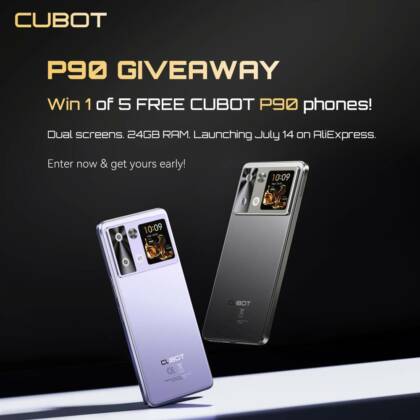 Cubot P90 Phones - Best Of Gleam Giveaways