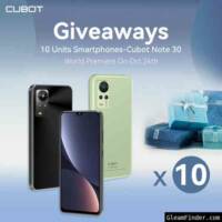 CUBOT Note 30 Smartphone - Best Of Gleam Giveaways