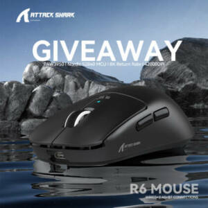 Attack Shark R6 Mouse - Best Of Gleam Giveaways
